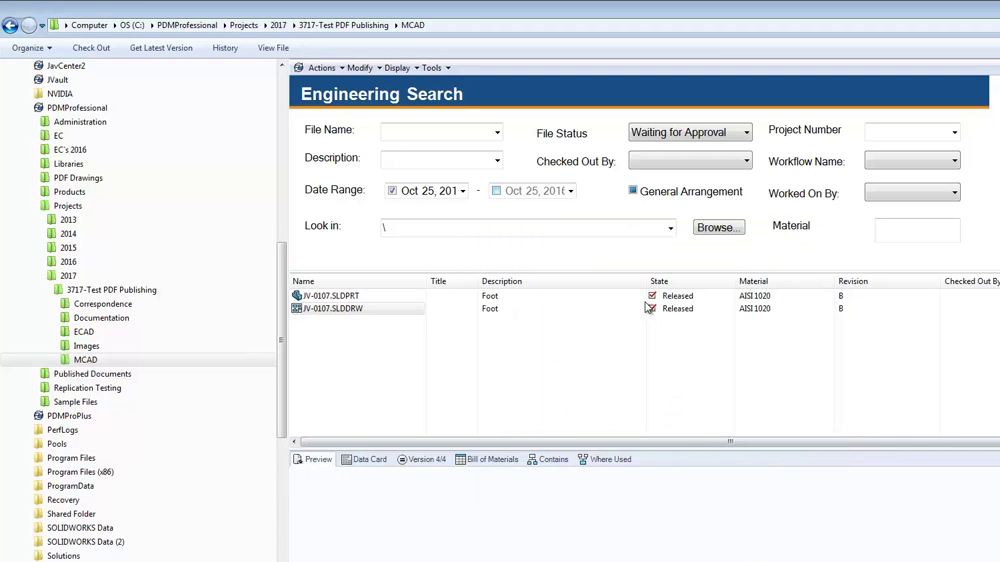 SOLIDWORKS PDM Standard: Platforma projektavimo ir gamybos padaliniams